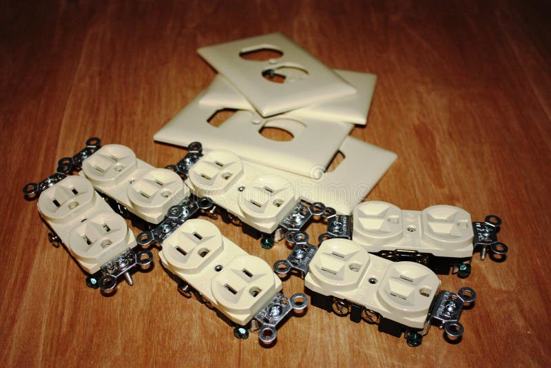 New Electrical outlets stock image. Image of power, voltage - 29347513