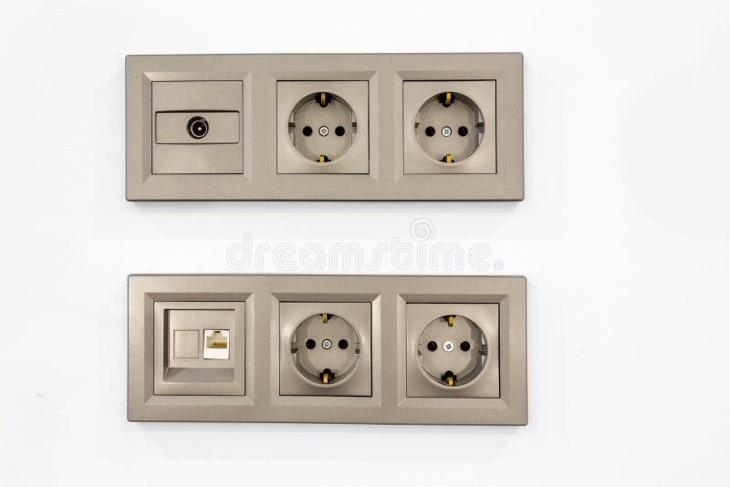 Electrical Outlets Input Tv Internet Stock Photos - Free & Royalty-Free ...