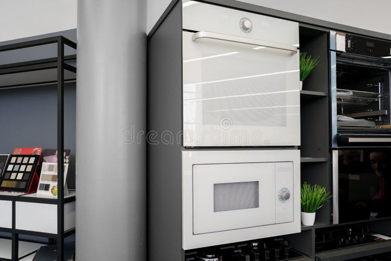 Electrical Ovens, Home Appliances In The Store.. Stock Photo - Image of ...