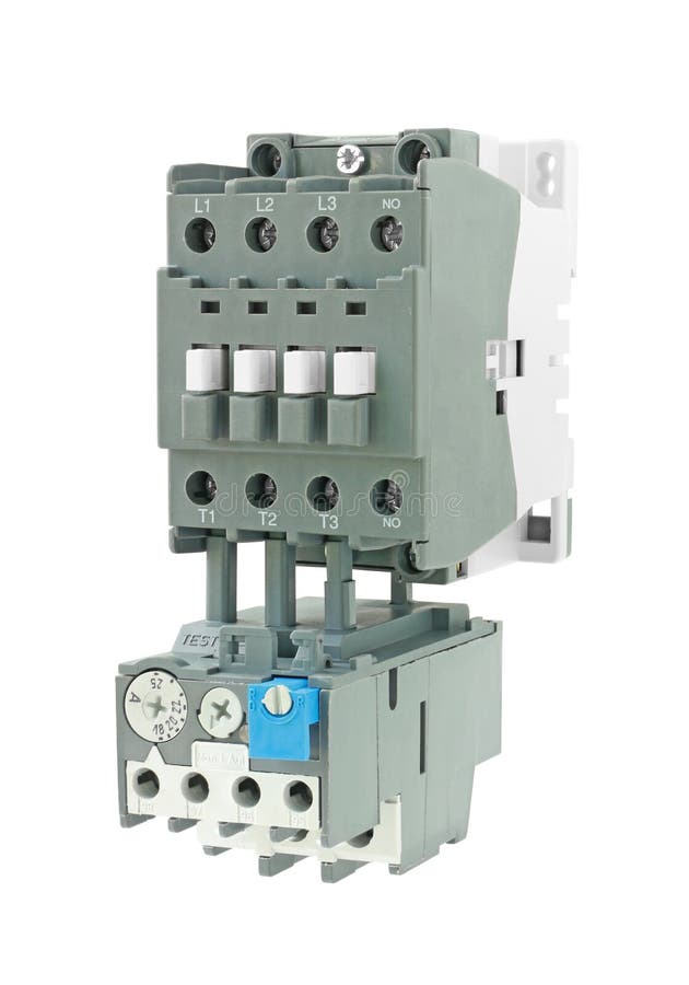 Magnetic contactor stock photo. Image of magnetic, electricity - 27336454