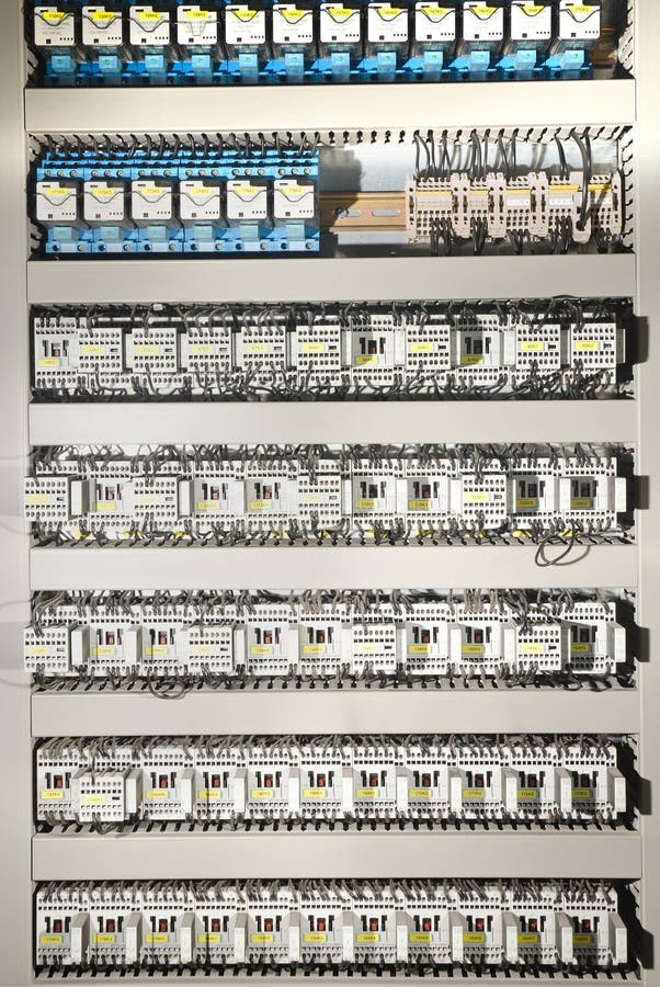 Electrical panel stock image. Image of clamp, distribution - 55186515