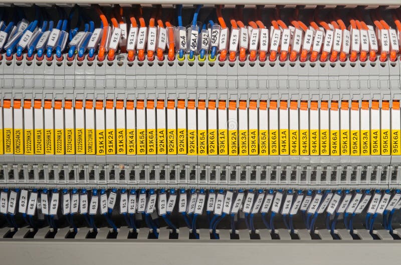 Electrical panel stock image. Image of assemble, breaker - 57473993