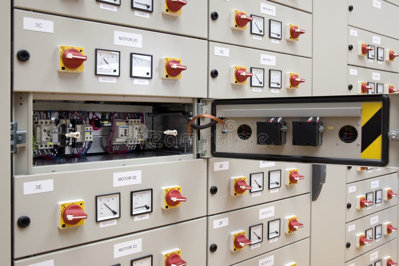 Electrical panel board stock image. Image of altern, activities - 11287793