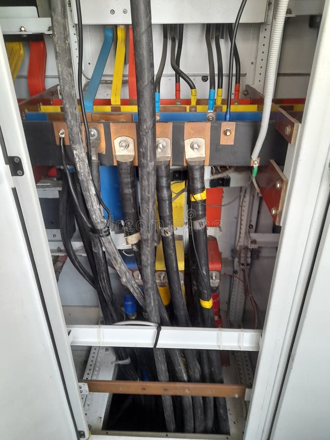 Electrical Panel Board Connection Editorial Stock Photo - Image of ...