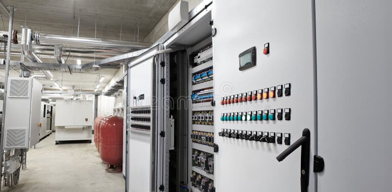 Electrical Panel Cabinet for HVAC System Control, Managing Heating ...