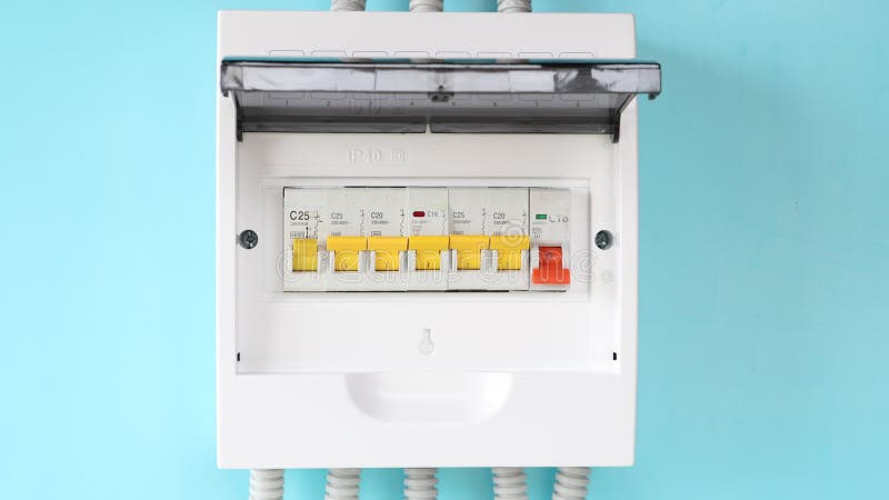 An Electrical Panel is Consumer Unit of Household Electrical Wiring ...