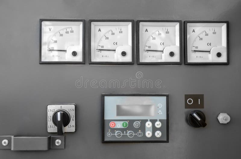 Cubicles electrical panel stock image. Image of industrial - 11277119