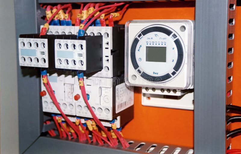 Electrical panel stock image. Image of light, outlets - 40568381