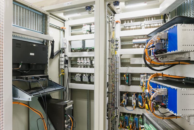 Electrical Room, Medium and High Voltage Switcher, Equipment, Stock ...