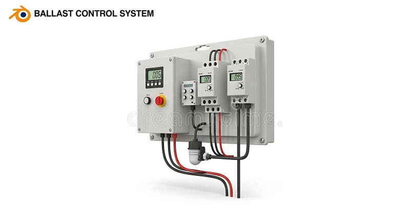 AI-Generated Ballast Control System Stock Photo - Image of industry ...