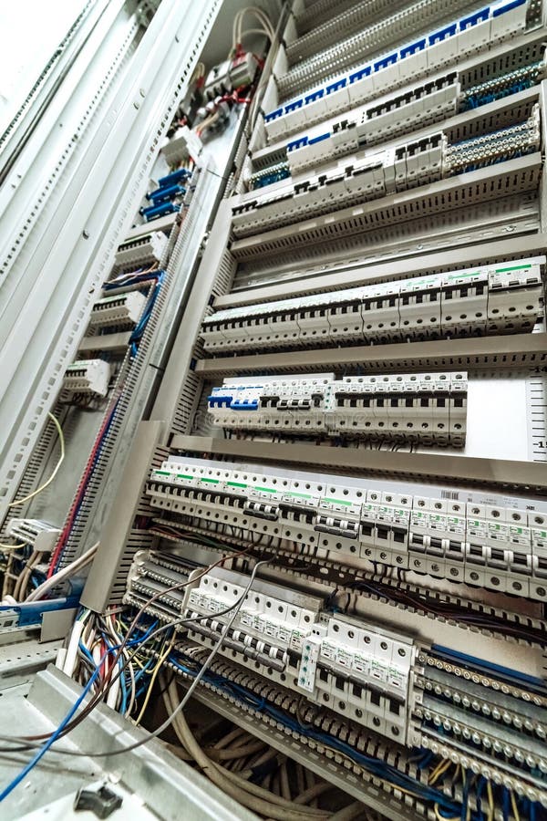 Industry of Electrical Distribution. High Voltage Power Transmission ...