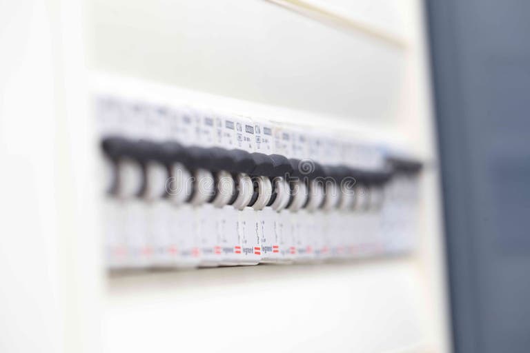 New Modern Plastic Electrical Panel Houses Editorial Stock Photo ...