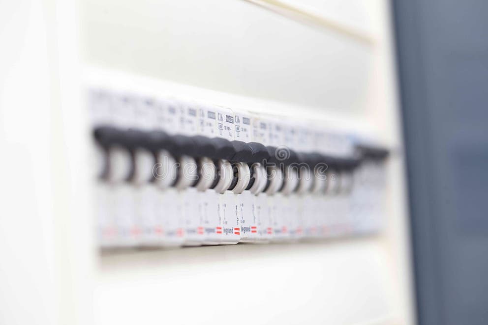 New Modern Plastic Electrical Panel Houses Editorial Stock Photo ...