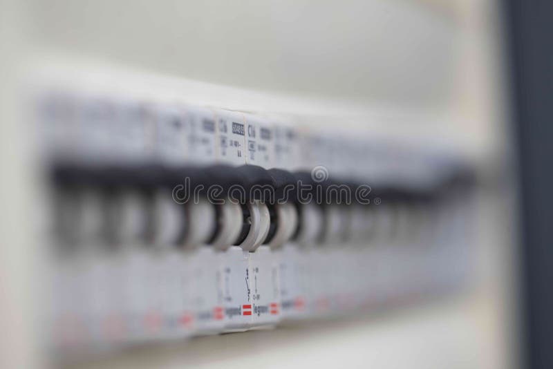 New Modern Plastic Electrical Panel Houses Editorial Image - Image of ...