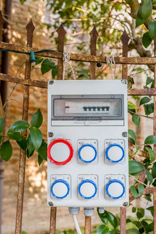 Electrical panel stock photo. Image of grate, dirt, electrical - 74520900