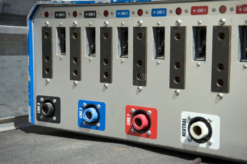 Electrical panel stock image. Image of panel, power, voltage - 33199507