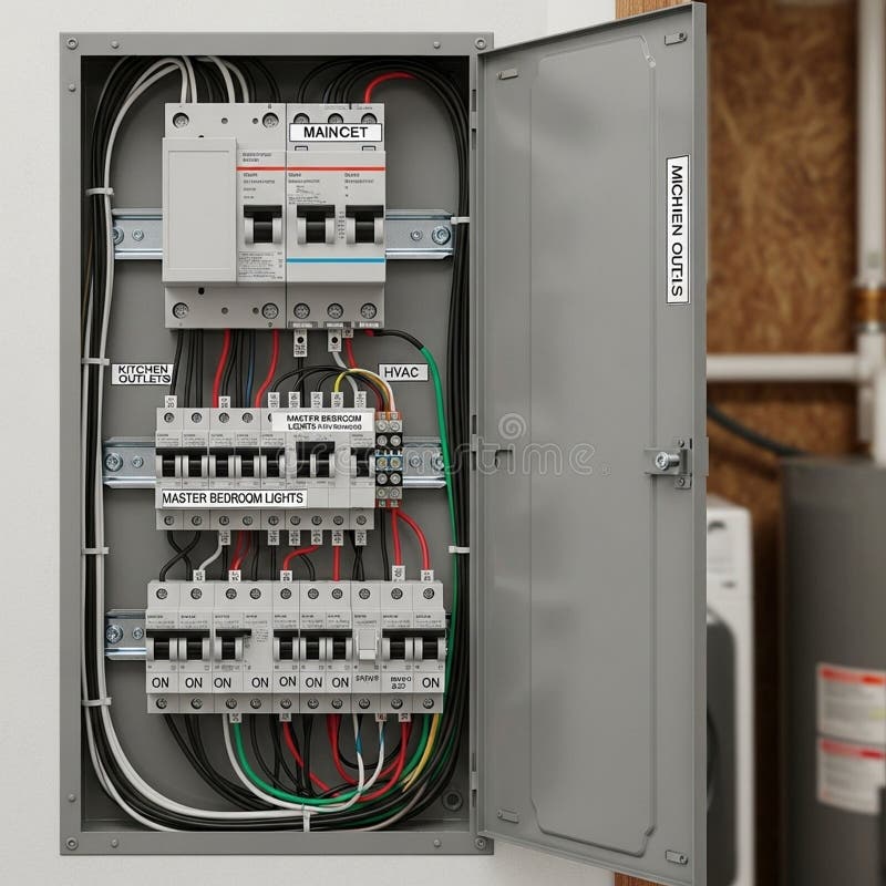 Electrical Panel Indoors Stock Illustrations – 462 Electrical Panel ...