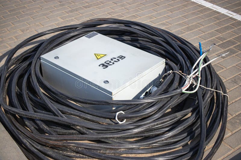 Electrical Panel Ready for Installation on a Construction Site for ...