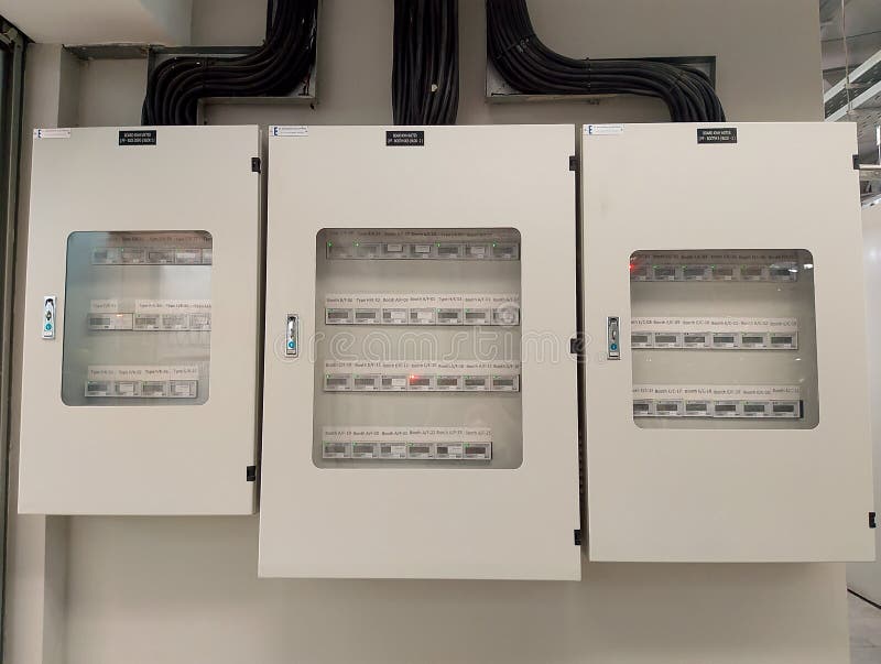 Electrical Panels: Industrial Infrastructure Stock Image - Image of ...
