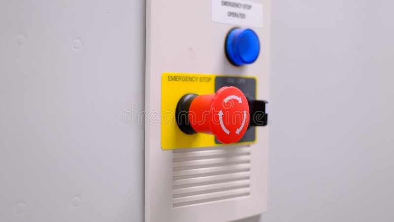 Electrical Part and Accessories in the Control Cabinet Stock Image ...
