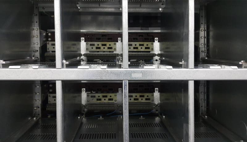 Electrical Part with Accessories in Motor Control Center Room Stock ...