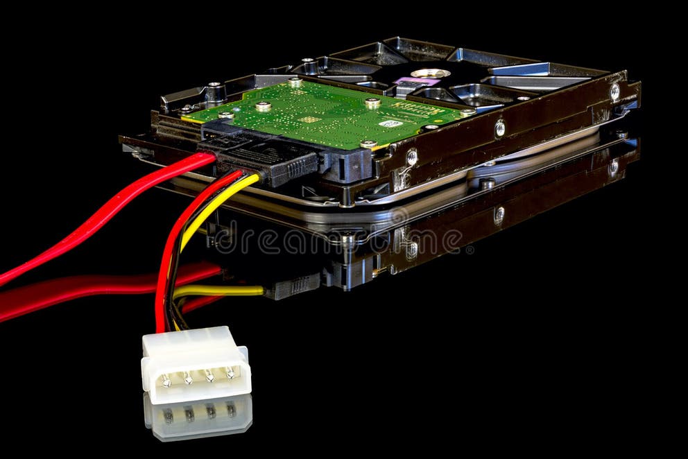 Electrical Parts for an Advanced Computer Stock Image - Image of plug ...