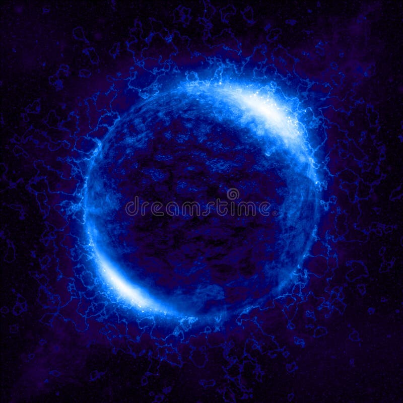 Electrical planet stock illustration. Illustration of astronomy - 68607404