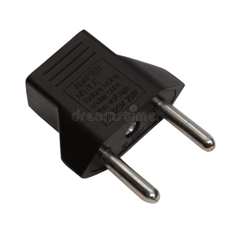 Electrical plug adapter stock photo. Image of connector - 26347372