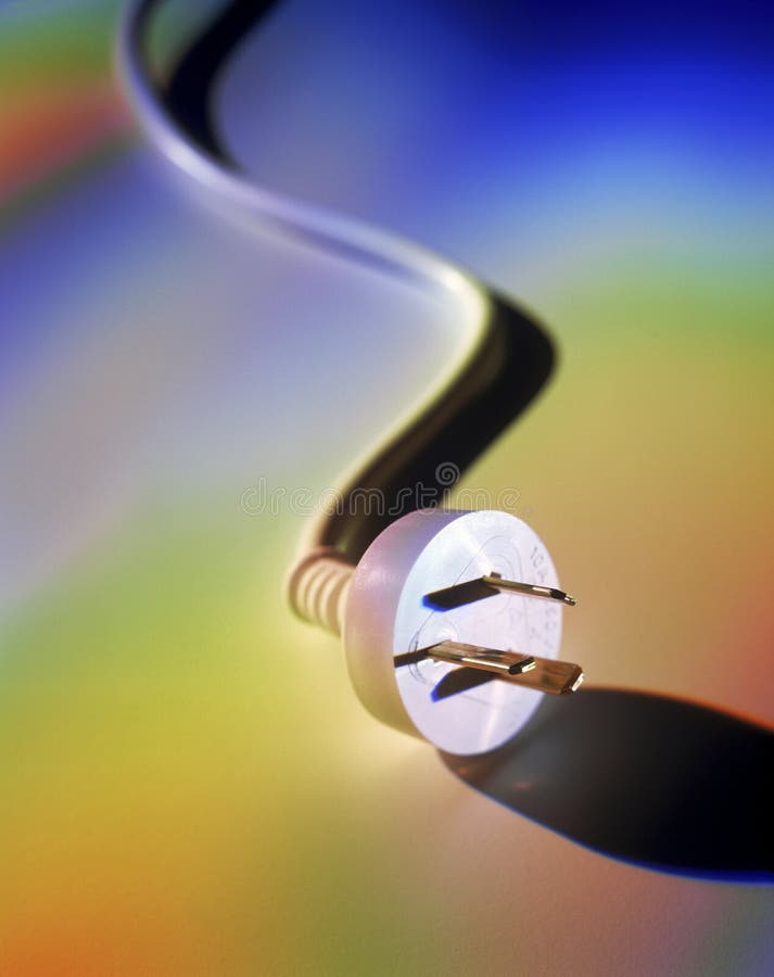 Electrical Plug and Cord stock photo. Image of volt, lead - 3463870