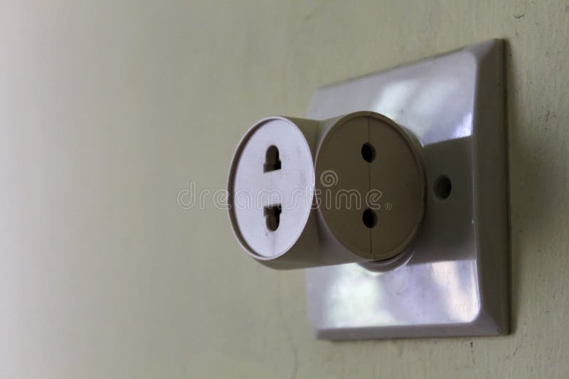 Electrical Plug that Has Been Equipped with a Current Divider Stock ...