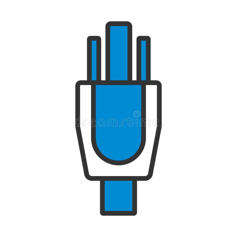 Electrical Plug Icon stock vector. Illustration of connection - 254761997