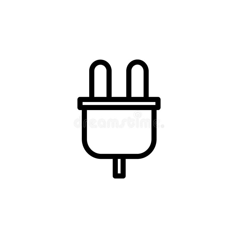 Electrical Plug Icon. Element of Minimalistic Icons for Mobile Concept ...