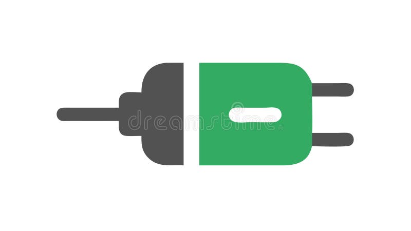Electrical Plug Icon, Power Energy Vector Graphic, Vector Design ...