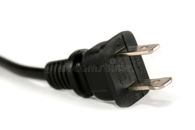 Electrical plug isolated stock image. Image of unplugged - 9353363