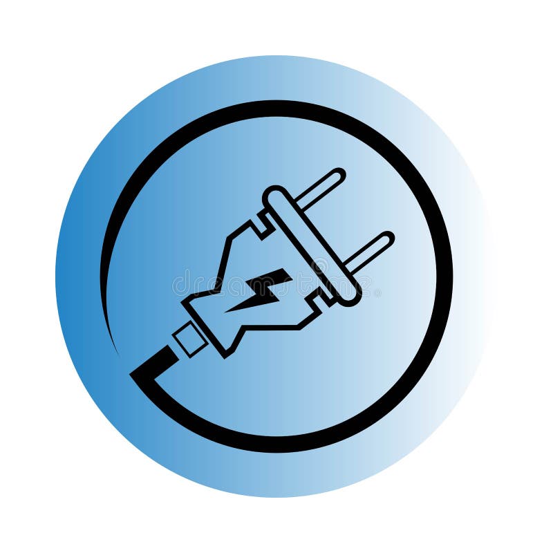 Electrical Plug Logo Template Vector Icon Illustration Design Stock ...