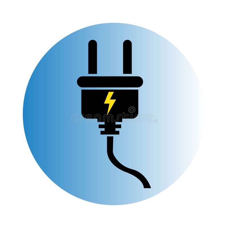 Electrical Plug Logo Template Vector Icon Illustration Design Stock ...