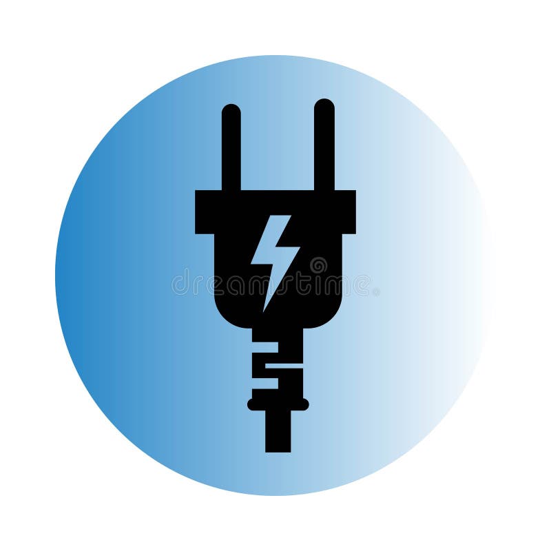 Electrical Plug Logo Template Vector Icon Illustration Design Stock ...