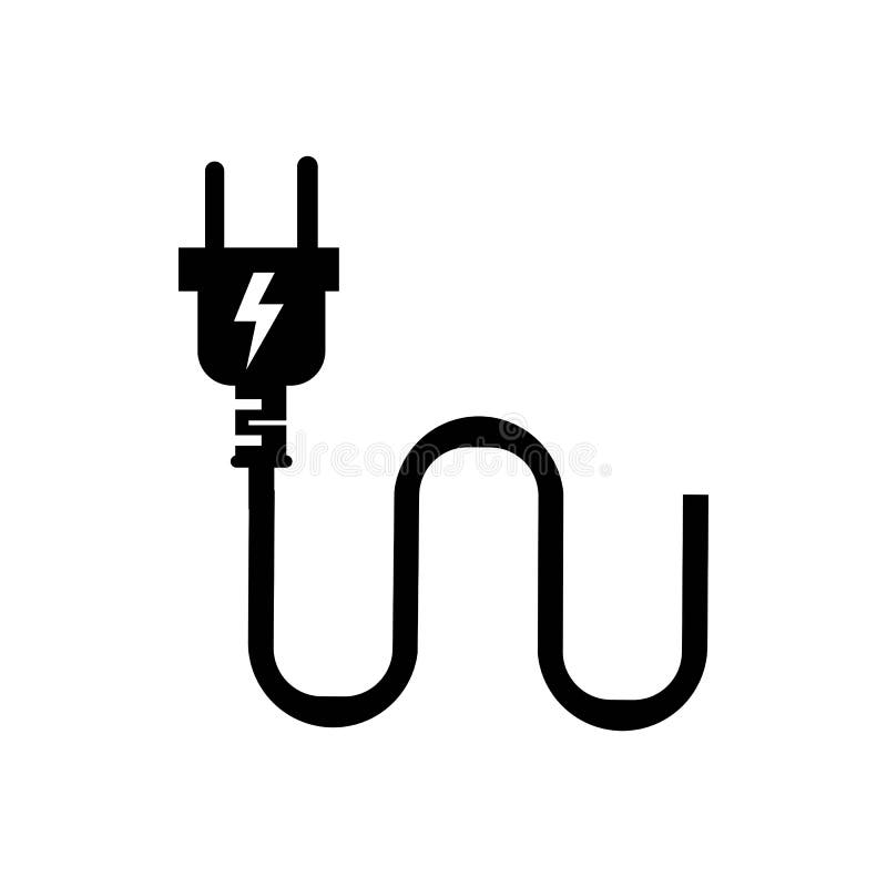 Electrical Plug Logo Template Vector Icon Illustration Design Stock ...