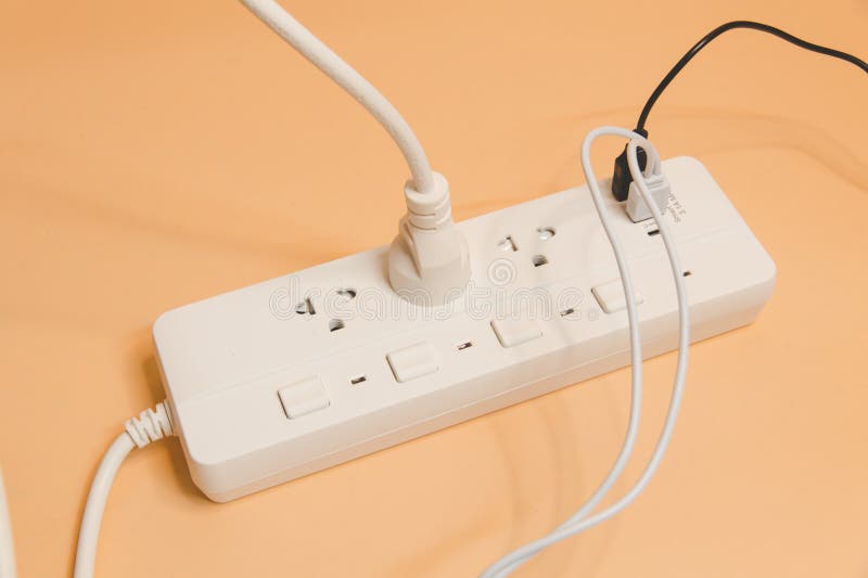 Electrical Plug in Outlet Socket at Home, Electrical Plug in Outlet ...