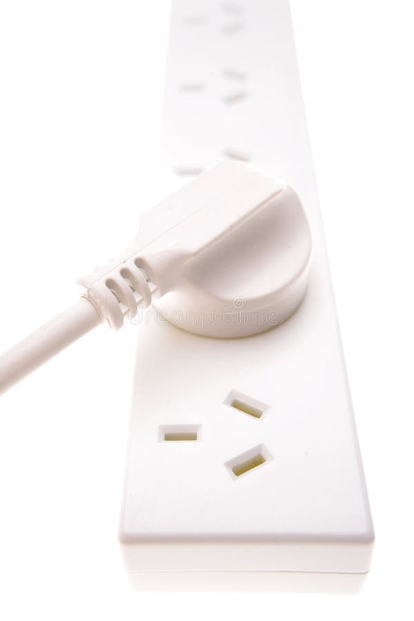 Electrical Plug in Power-board Stock Photo - Image of industry ...