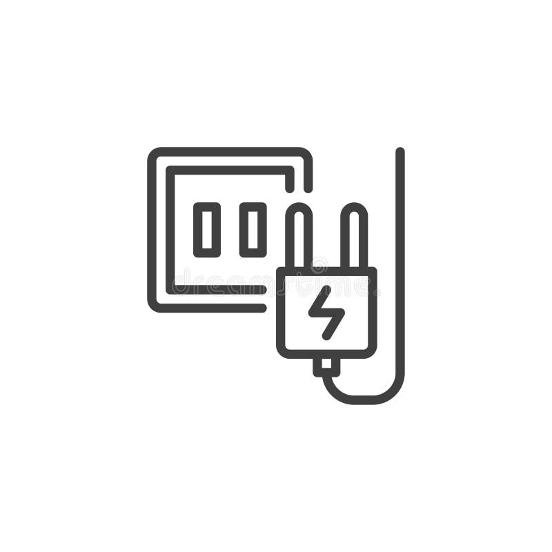 Vector Electrical Plug Socket Stock Illustrations – 21,921 Vector ...