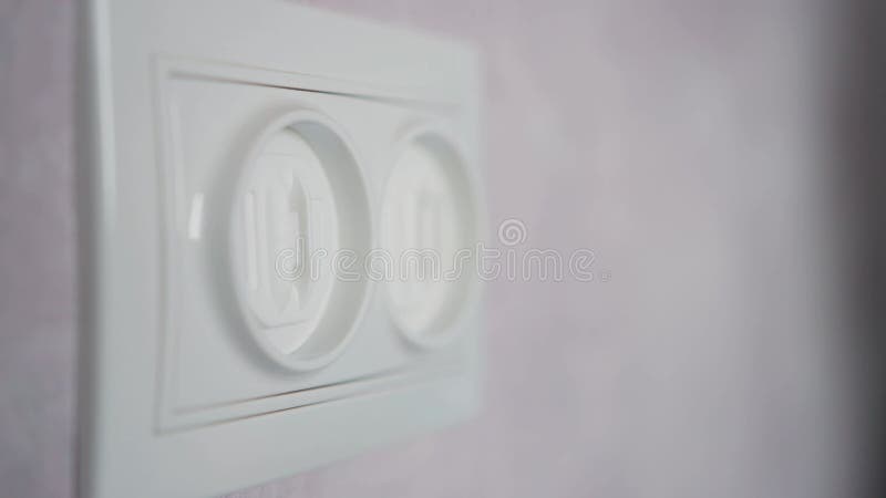 Electrical Plug in the Socket To Protect Children from Electric Shock ...