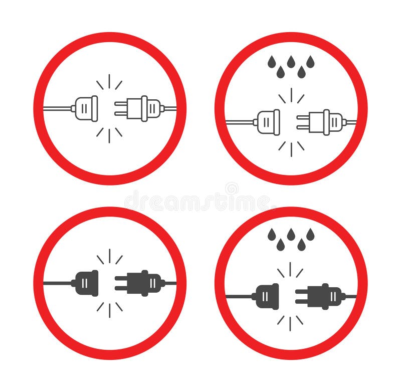 Electrical plug and socket stock vector. Illustration of electrical ...