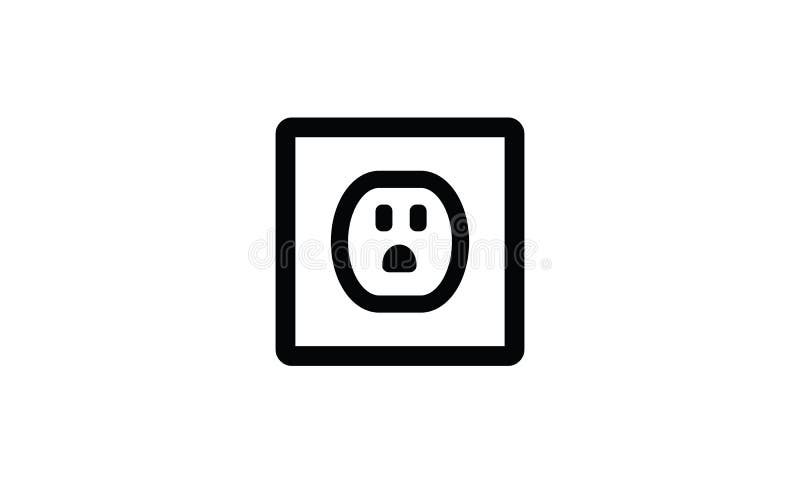 Electrical Plug Symbol Power Socket Illustration Stock Vector ...