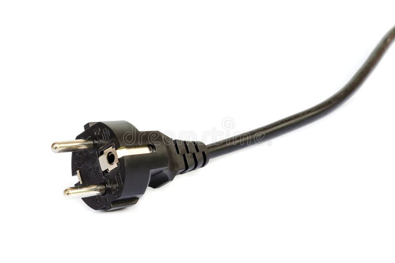 Electrical Plugs. stock photo. Image of cable, white - 55446990