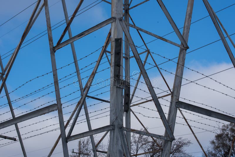 Electrical pole stock photo. Image of network, pole, electric - 82165880