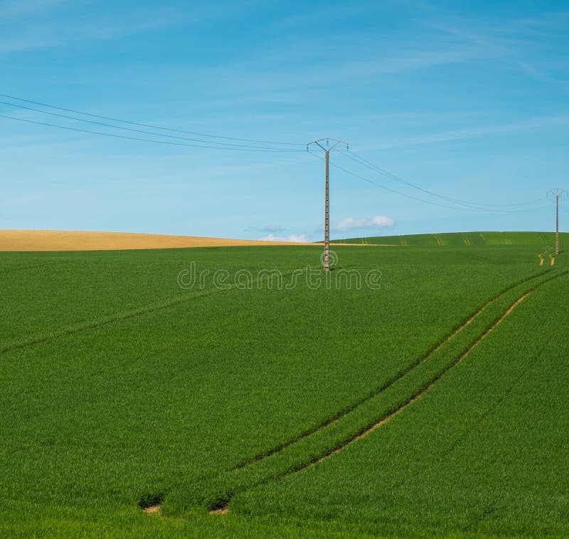 Electrical post stock image. Image of covered, grounds - 33818393