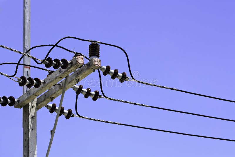 Electrical post stock image. Image of industrial, technology - 30488323