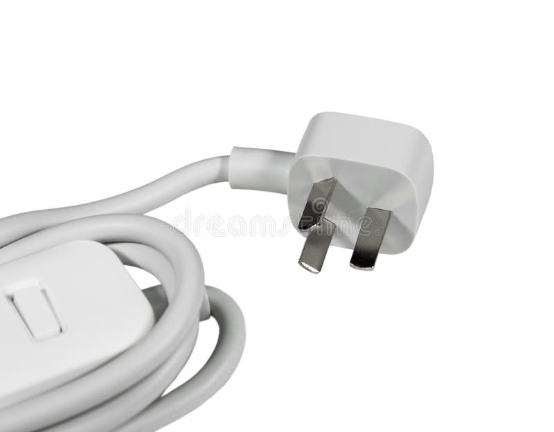 Electrical Power Cable with Chinese Plug Stock Photo - Image of ...
