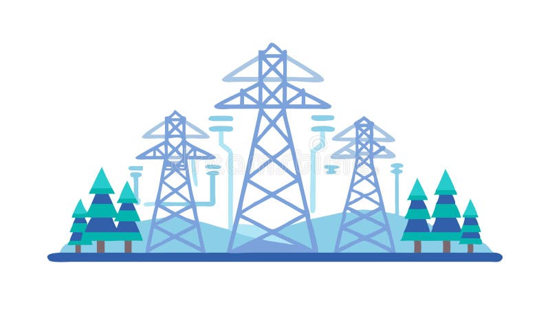 Electrical Power Grid System Stock Illustrations – 3,940 Electrical ...